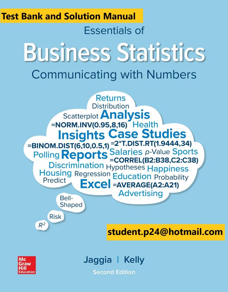 Essentials Of Business Statistics 2nd Sanjiv Test Bank
